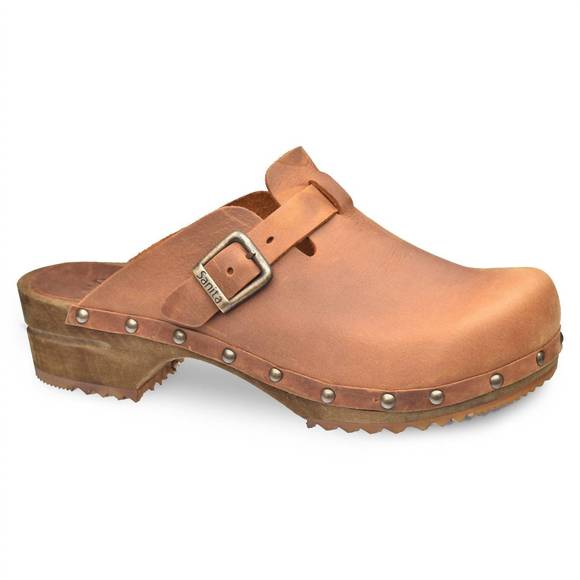 Sanita | Shoes | New Sanita Womens Kristel Open Leather Clog In ...